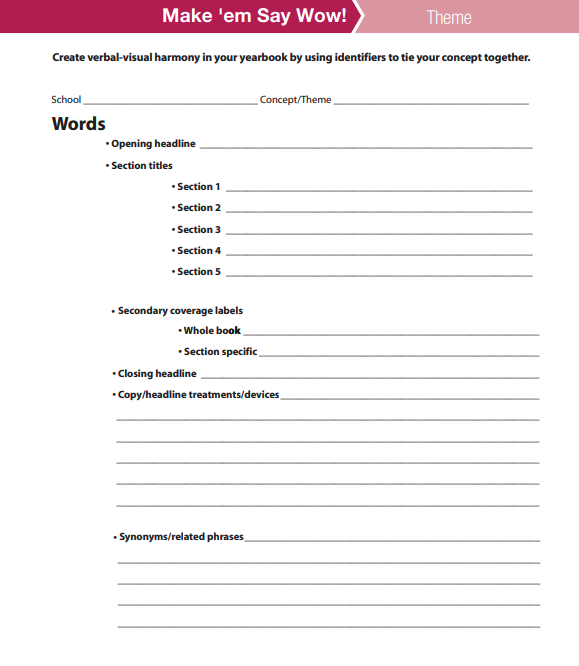 How to Create a Memorable and Consistent Theme for Your Yearbook