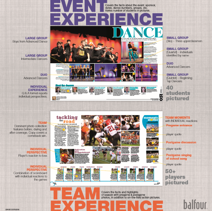 Balance yearbook coverage with ‘Me’ and ‘Us’ experiences