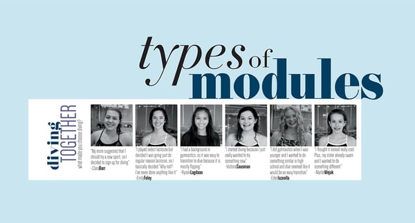 Feature different modules for more storytelling opportunities