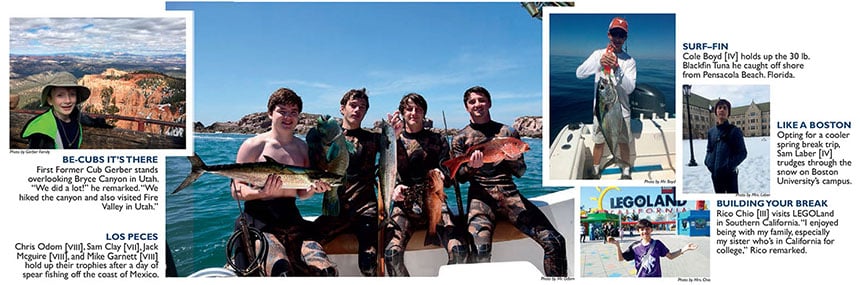 Soak up spring break for extra student life coverage