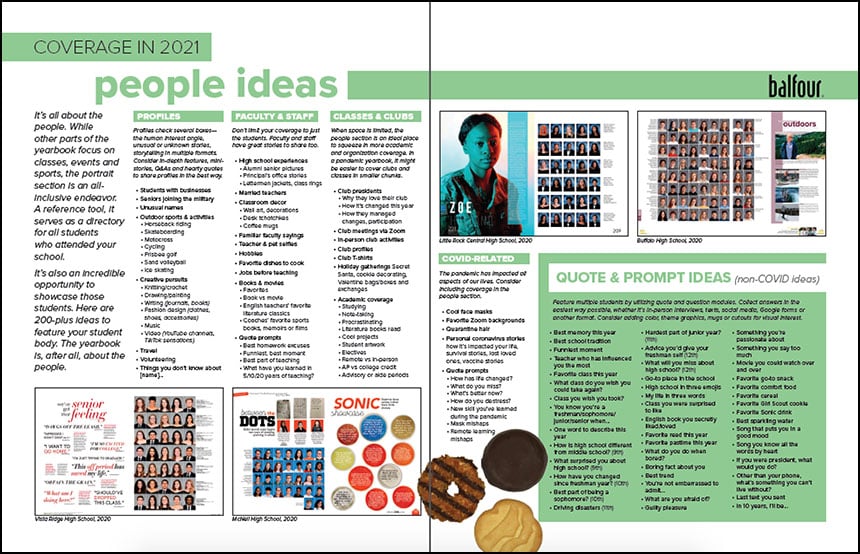 Coverage in 2021: People ideas