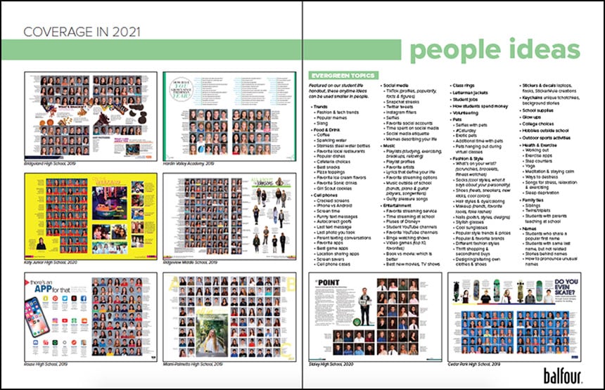 Coverage in 2021: People ideas