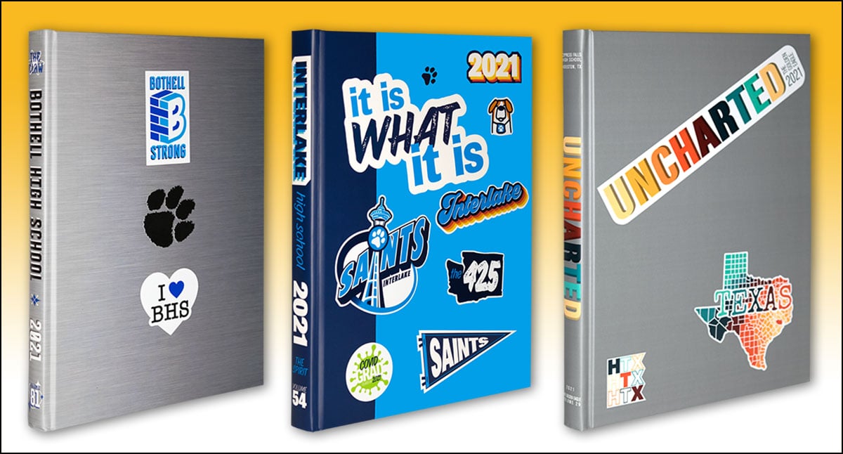 STICK TO IT: Schools let buyers personalize their yearbooks with stickers