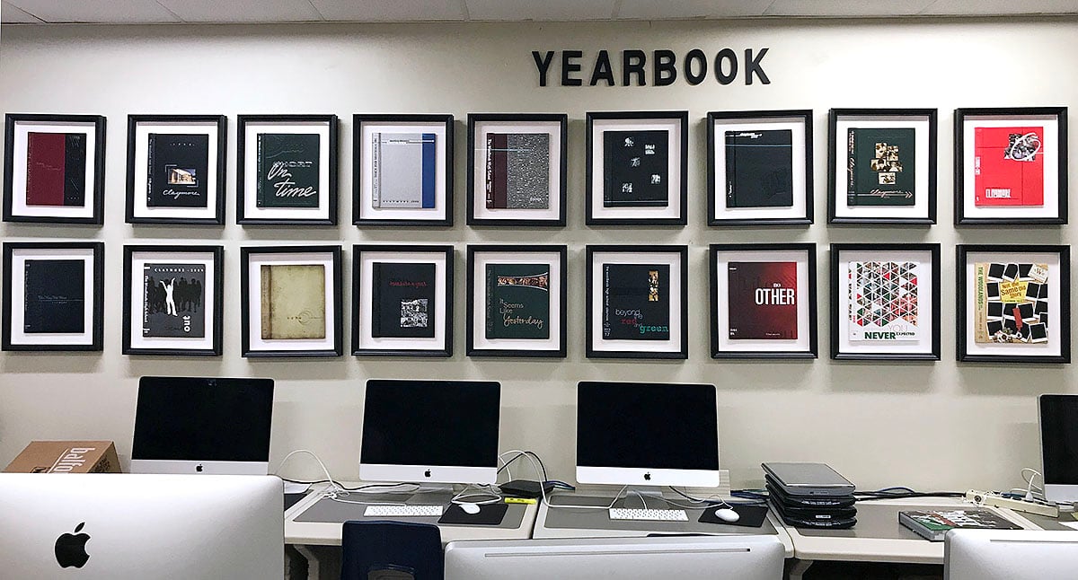 Keep the memory alive: Classroom displays celebrate yearbook staffs and ...