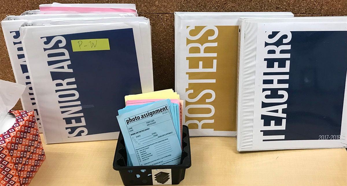 Make yearbook life easier with organization tools in your classroom