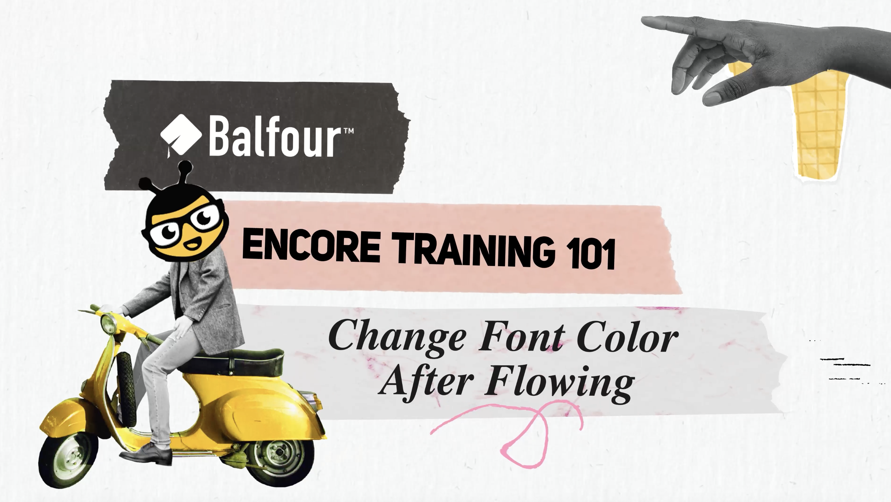 Encore 101: Change Font Color After Flowing