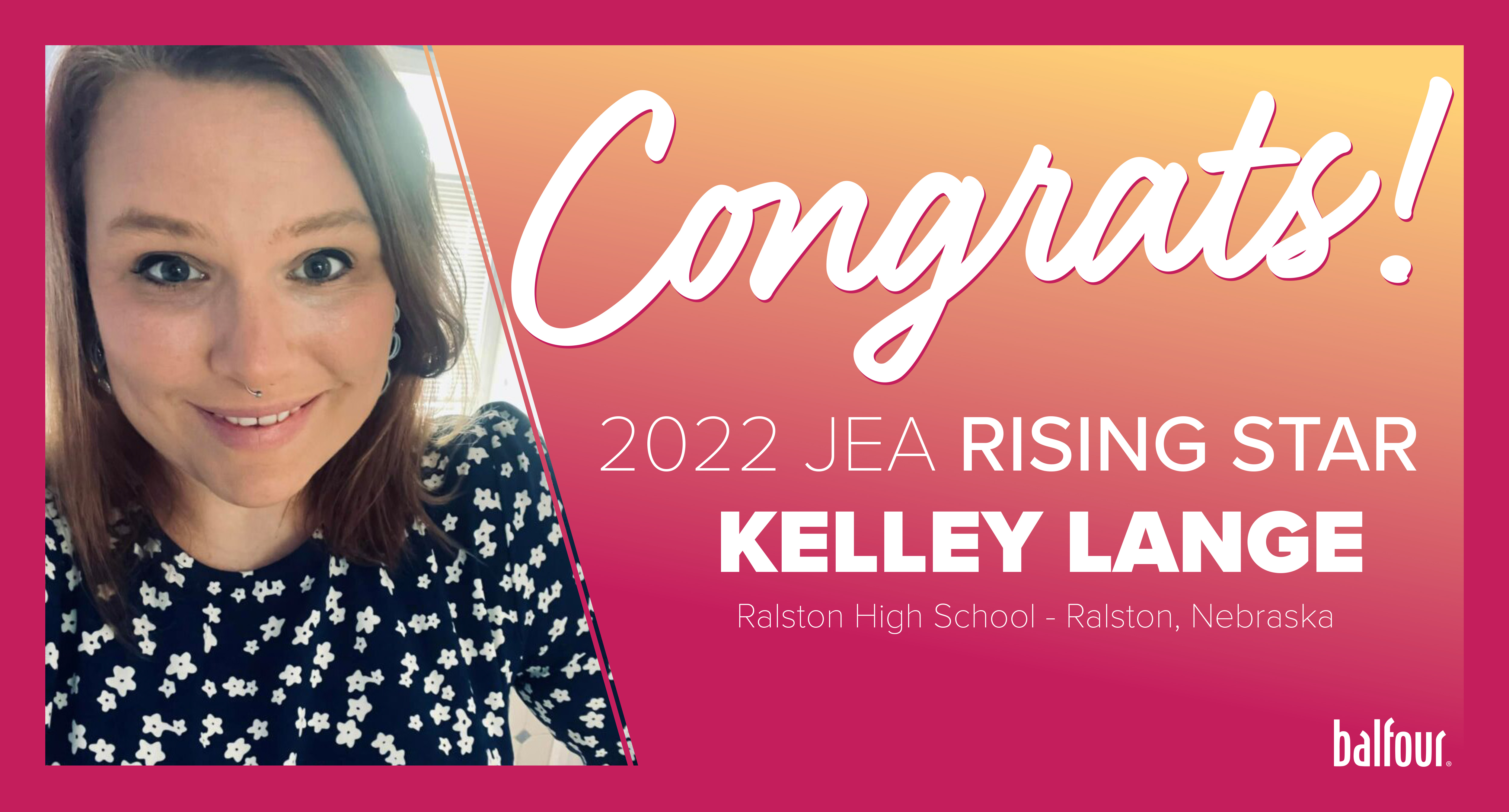 JEA names Lange a 2022 Rising Star