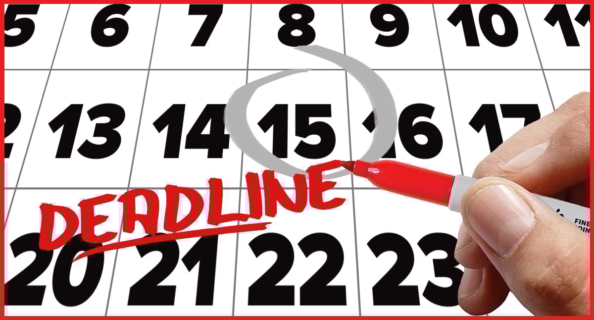 Eight ways to avoid missing deadlines